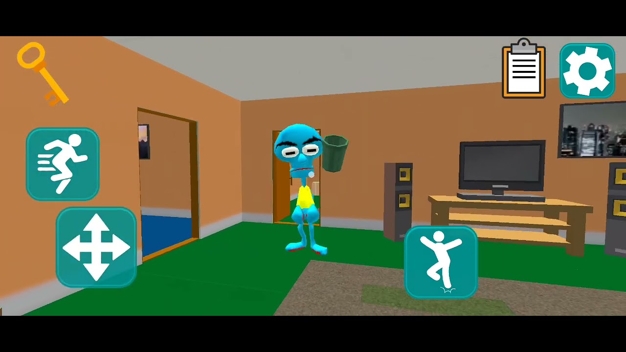 Squid neighbor escape 3d level 3 capítulo 1 - YouTube