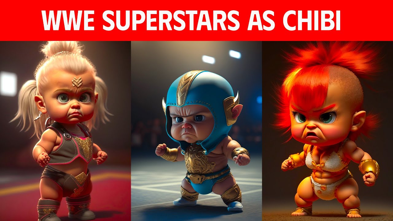 Chibi WWE Turning Superstars into Cute Toys - YouTube