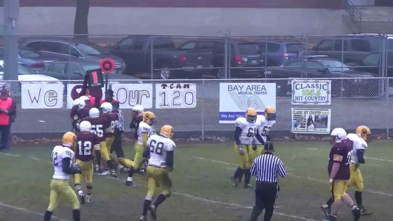Shaun Sullivan Menominee Maroons DB 5 - YouTube