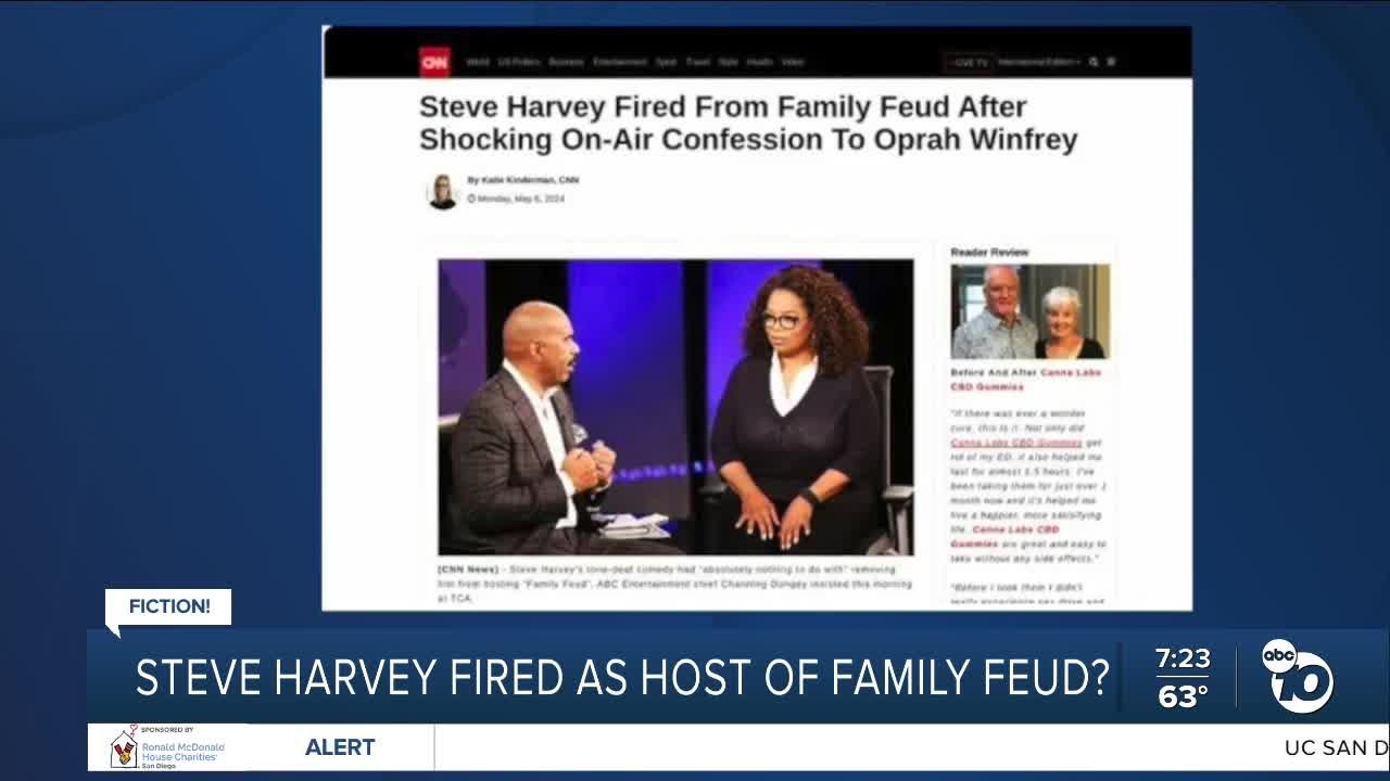 Fact or Fiction: Steve Harvy fired as host of Family Feud? - YouTube