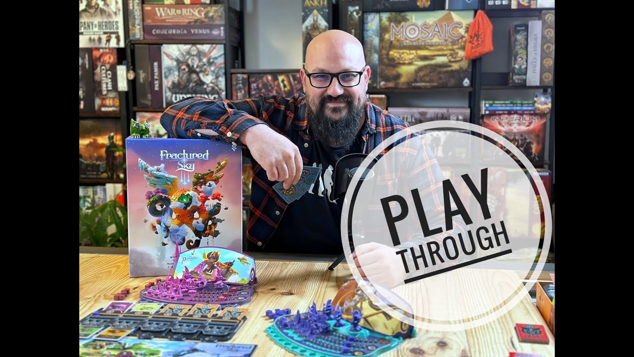 Fractured Sky board game- playthrough (with explanations) - YouTube