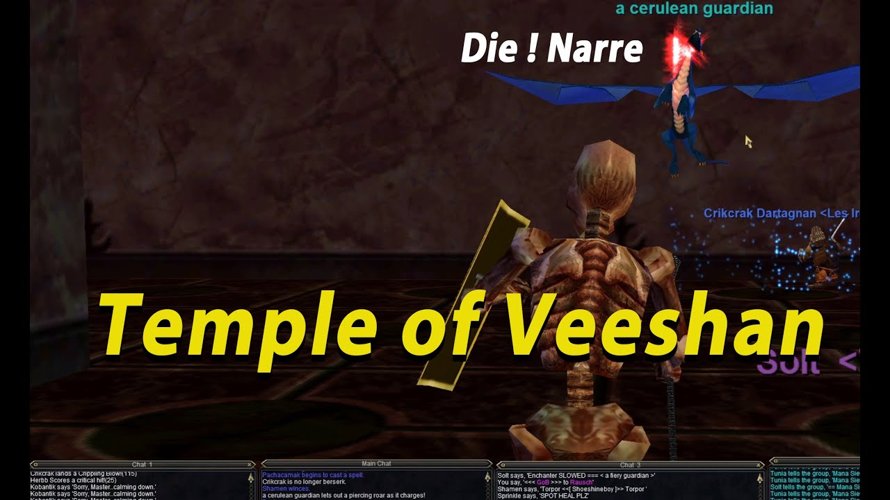 P99 Everquest: Enchanter play: Temple of Veeshan - YouTube