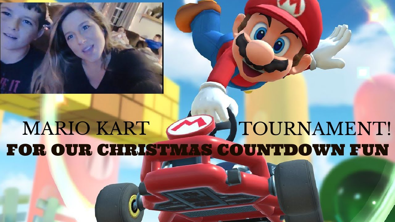 Mario Kart Tournament fun, for our Christmas countdown with Elf on the ...