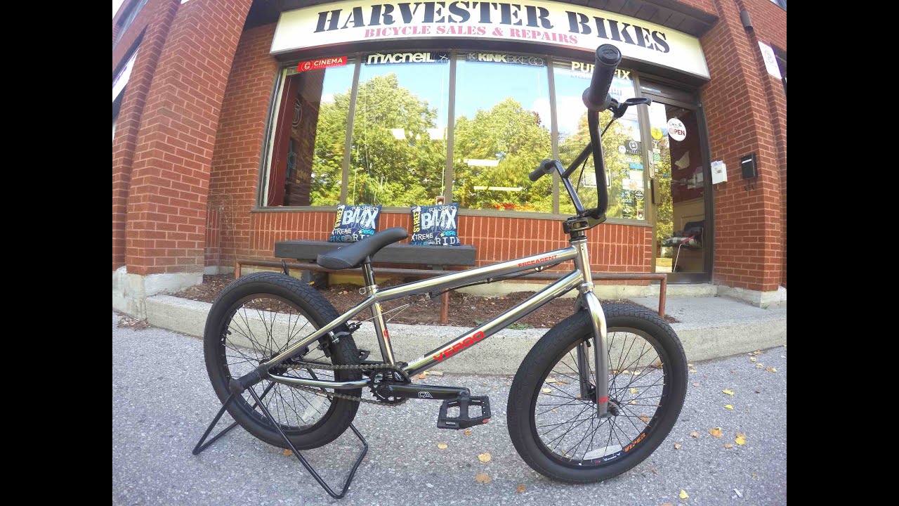 2016 Free Agent Vergo Chrome 20" BMX Unboxing @ Harvester Bikes - YouTube