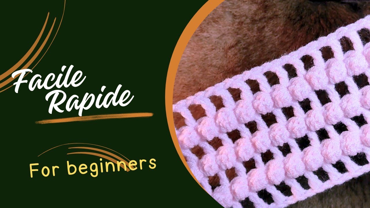 Débutants ، réalisez votre 1er projet en crochet Easy crochet stitch ...