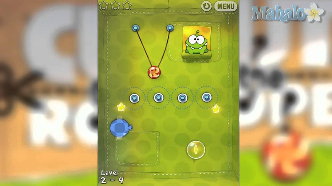 Cut The Rope HD: 2-4 - YouTube