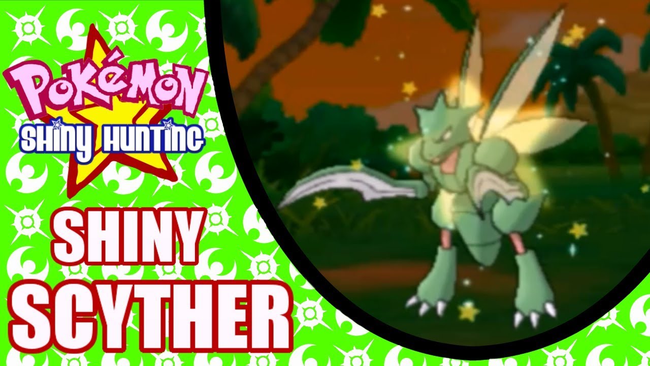 Shiny Scyther SOS 291 Encounters - Shiny Hunting w/Sharpino Shiny #42 ...