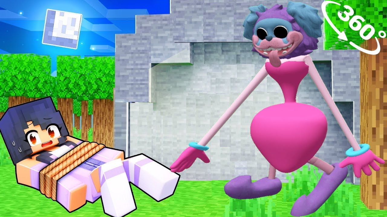 Friends saving APHMAU from MUTANT MOMMY-PUG-A-PILLAR Minecraft 360 ...