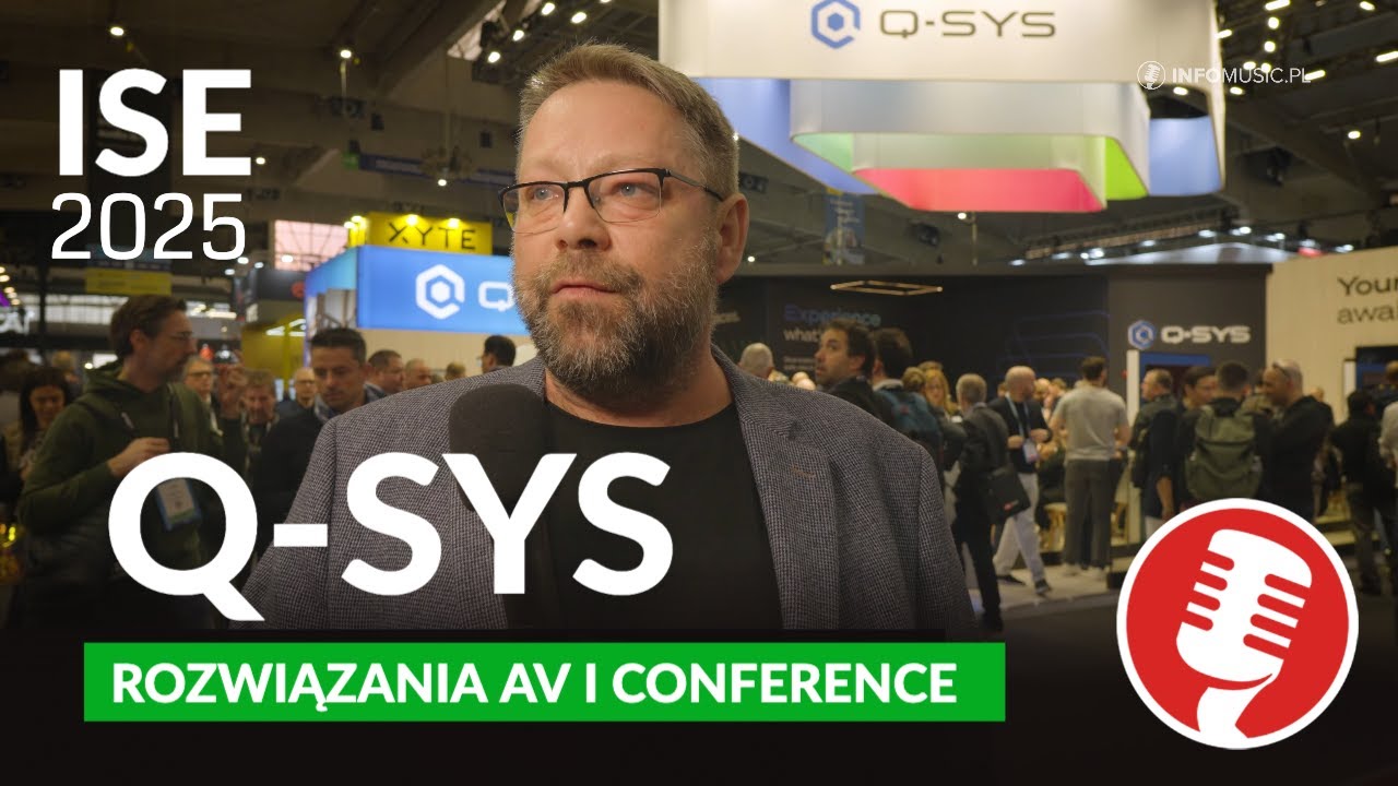 📢 ISE 2025: Nowe systemy AV od Q-SYS – automatyczne śledzenie kamer i zarządzanie chmurowe - YouTube