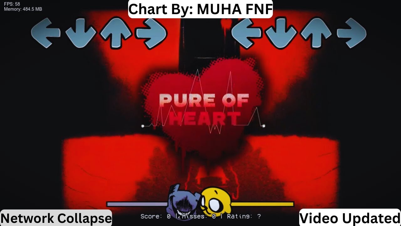 FNF Pure of heart | Network Collapse (Video Updated) - YouTube