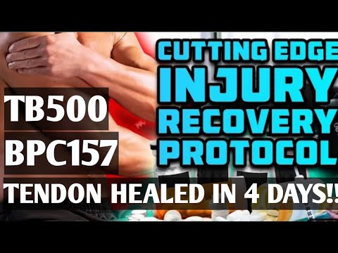 TB500 AND BPC 157 PEPTIDES HEALED MY KNEE TENDONS IN 4 DAYS!! HEAL LIKE ...