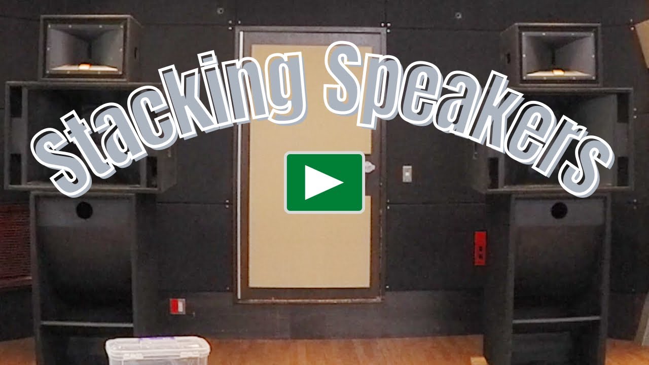【Stacking Speakers】studio - YouTube