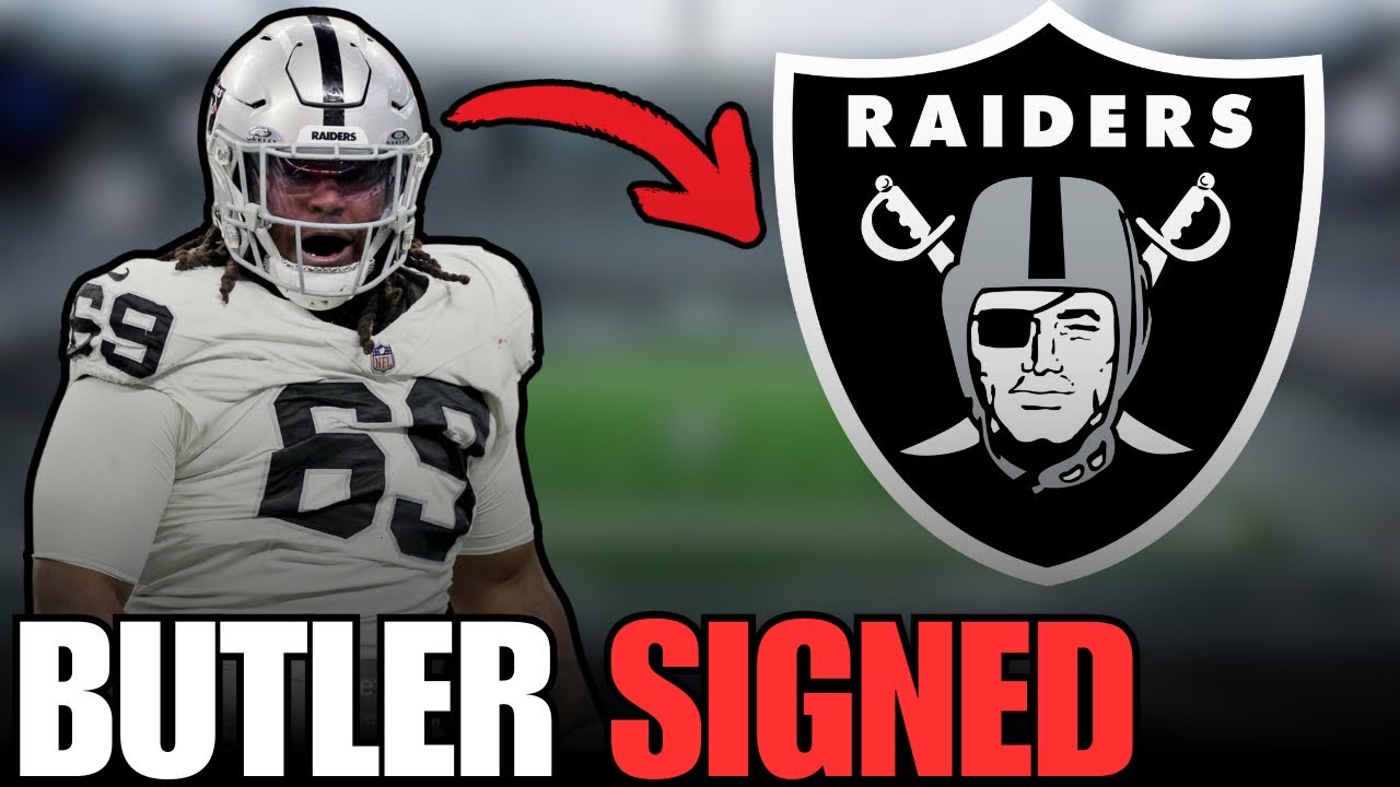 Las Vegas Raiders Signed DT Adam Butler To A 3-Year Deal! - YouTube