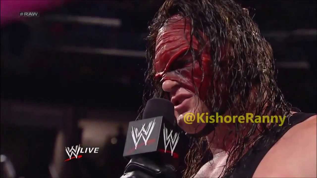 Kane Returned and Unmasked again on Raw Oct 28 2013 720P HD - YouTube