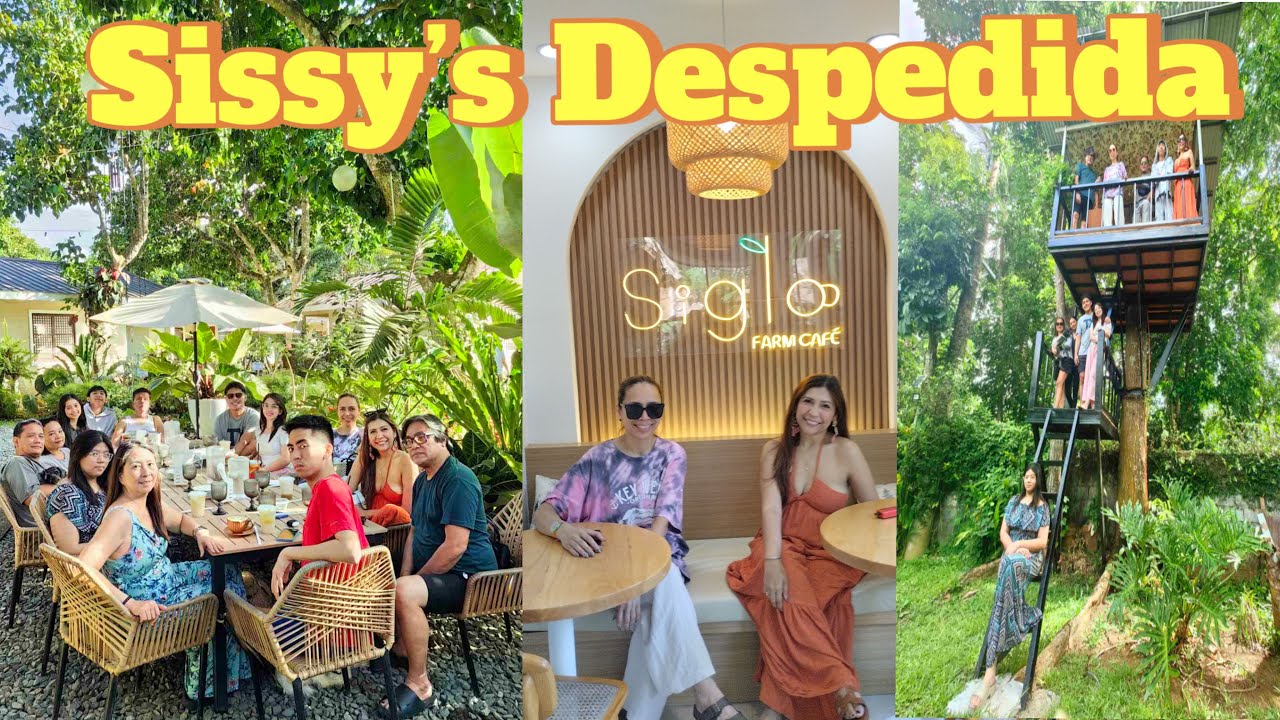 SIGLO FARM CAFE | ELAREN PRIVATE RESORT | ATE’S DESPEDIDA - YouTube