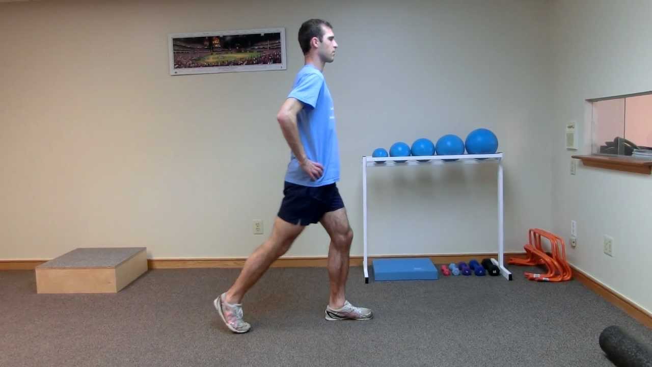 Rocking hip flexor stretch - YouTube