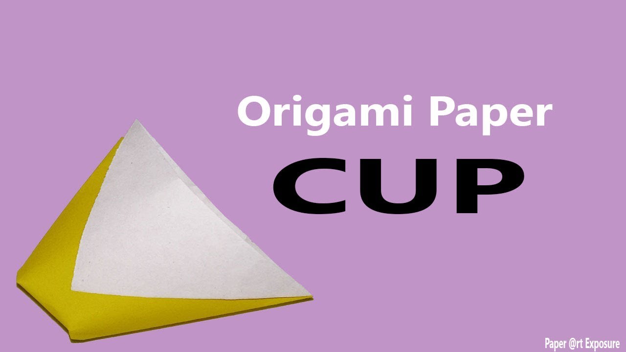 Simple tricks to making origami Paper Mug | Easy origami Paper tea Mug ...