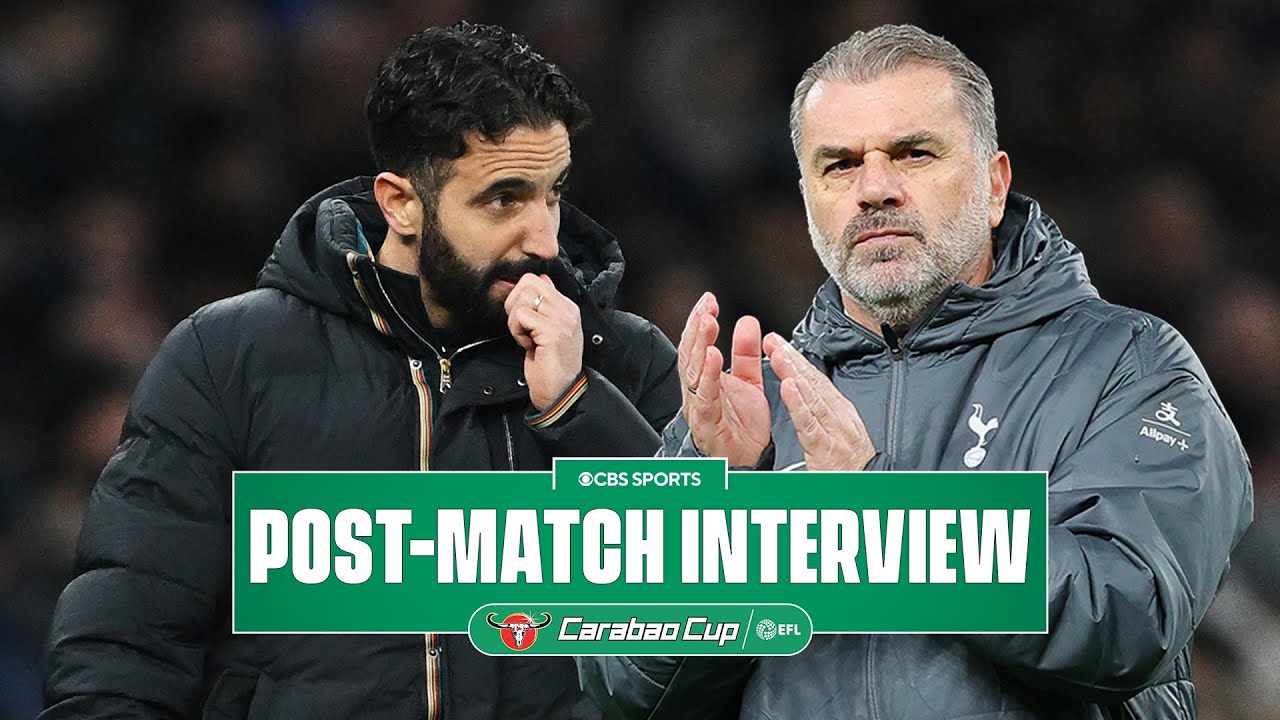 Ange Postecoglou & Ruben Amorim speak after Carabao Cup nail-biter | CBS Sports Golazo - YouTube