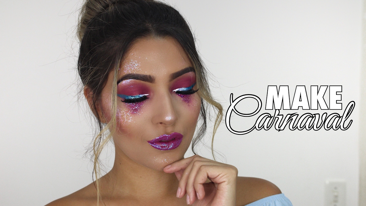 Maquiagem para o carnaval - YouTube
