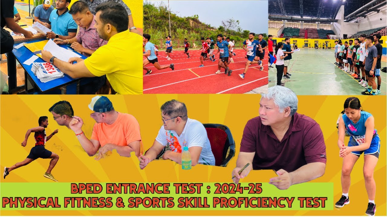 BPEd entrance test 2024-25 // physical fitness & sports proficiency ...