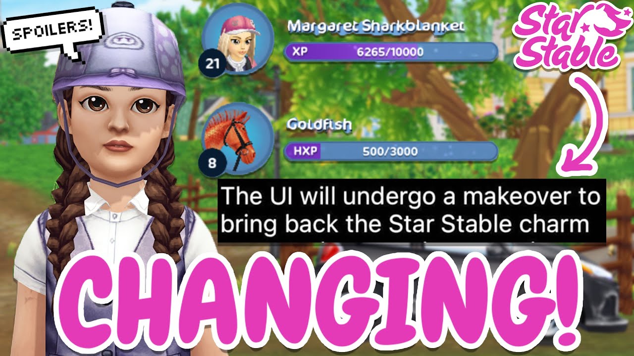 *SPOILERS!* THE UI IS CHANGING *AGAIN* OLD STAR STABLE IS COMING BACK ...