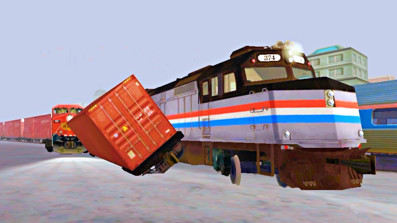 5 TRAIN CRASH DUE TO HEAVY FOG AT CENTRAL IN TRAIN AND RAIL YARD ...