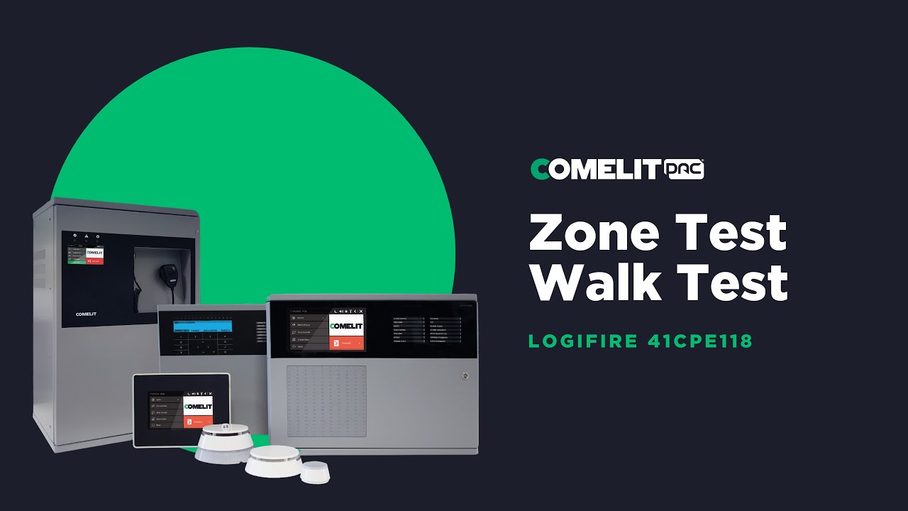 LogiFire 41CPE118 - Zone Test Walk Test - YouTube