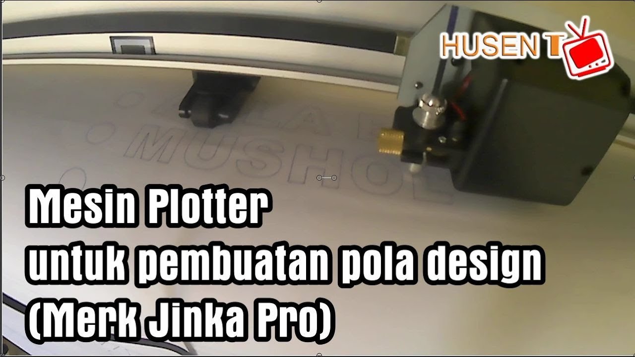 Cara menggunakan mesin plotter untuk pembuatan pola - Merk Jinka Pro ...