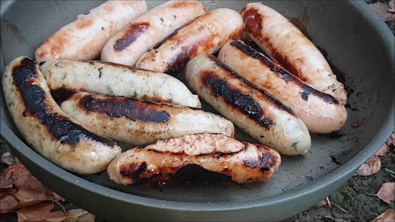 BUSHBOX XL meets GSI FOLDING PAN sausage & inkcaps - YouTube