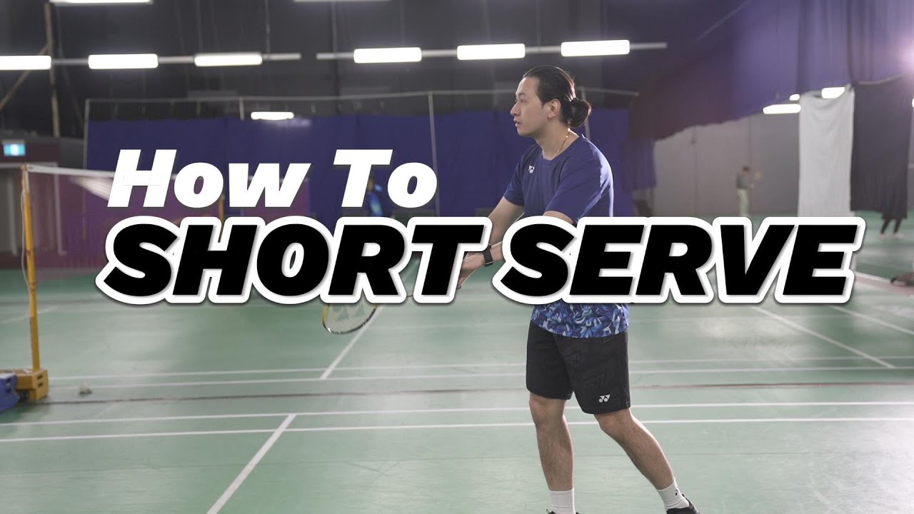 How To Short Serve || Badminton - YouTube