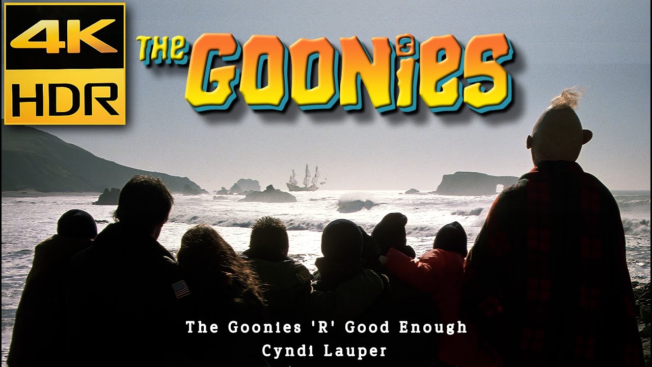 The Goonies (1985) • "The Goonies 'R' Good Enough" Cyndi Lauper • 4K ...