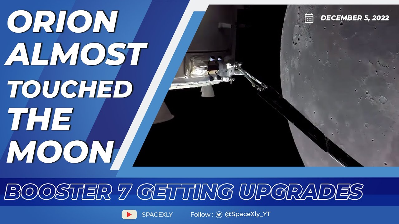 Orion Flew Past The Moon Just 79 Miles Above its Surface | Booster 7 in ...