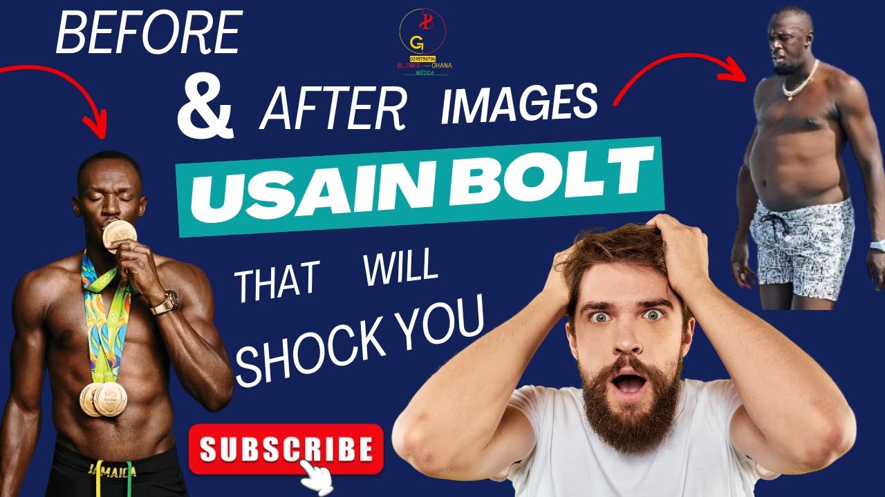 Usain Bolt Before and After Images that will shock you.. - YouTube