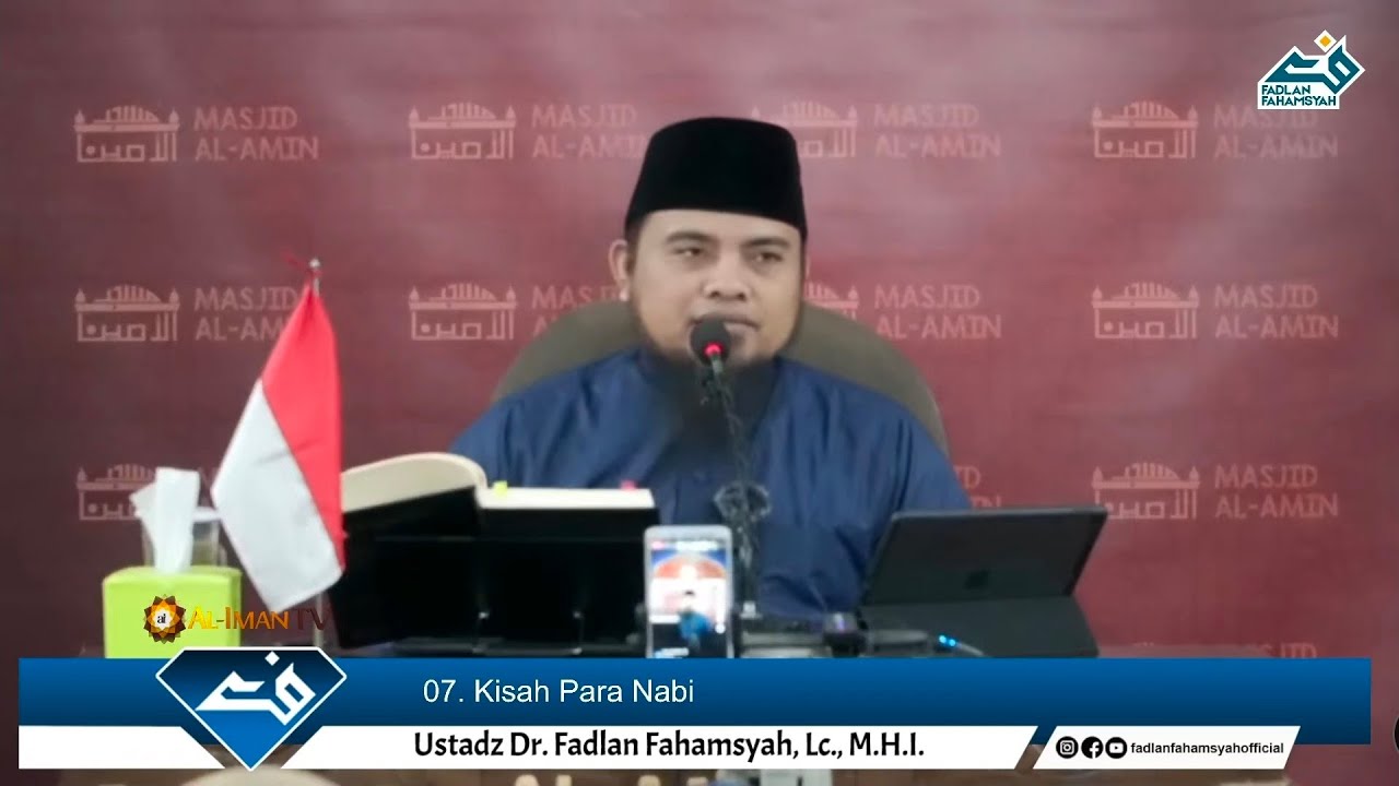 🔴[Live] 07. Kisah Para Nabi: Adam Alaihissalam (03) - Ustadz Dr. Fadlan ...