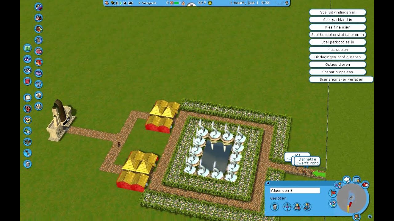 RCT3 Tutorial Hoe Maak Je Een Mooie Park Ingang - YouTube