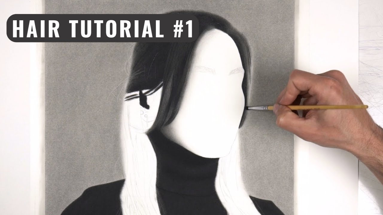 Drawing Hair - Real-Time Tutorial - YouTube