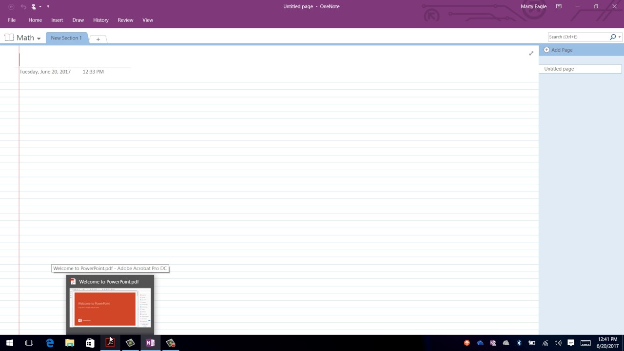 Office365 - (ONENOTE) Changing Print Destination - YouTube