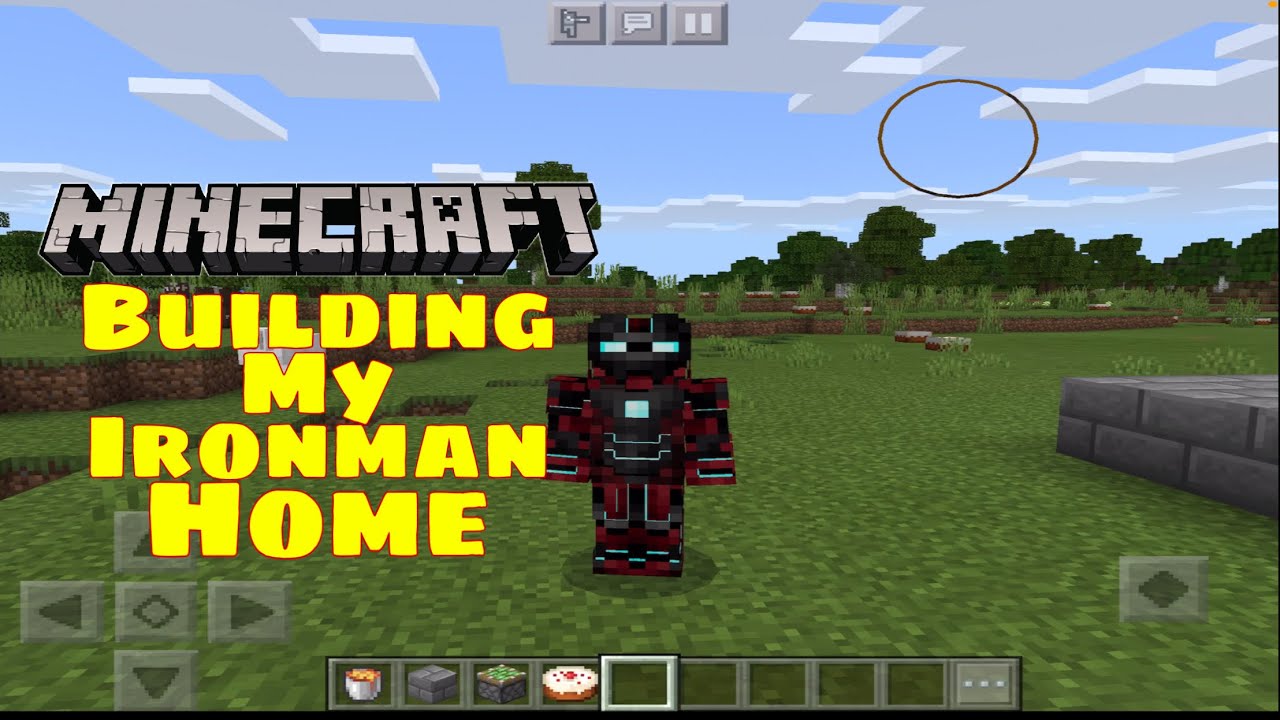 BUILDING AN IRONMAN HOUSE with My IronMan Suit in MINECRAFT - YouTube