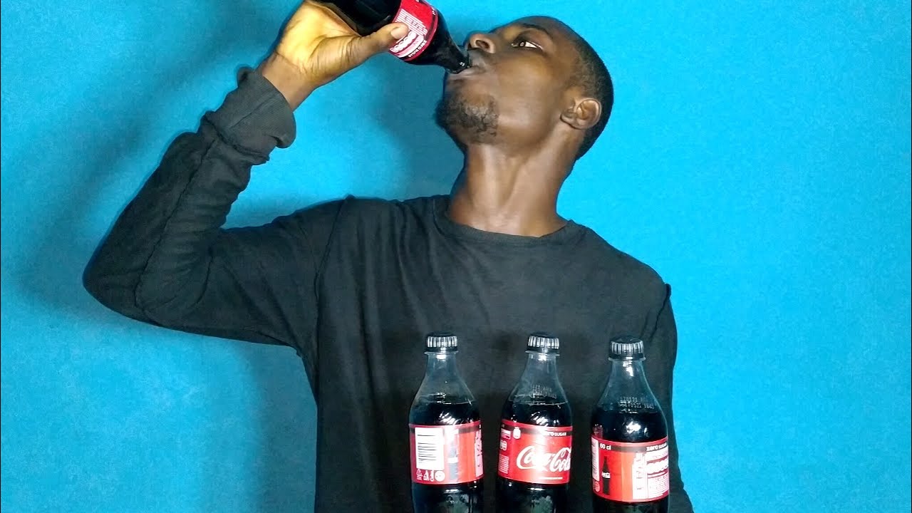 Zero Coke Chug No Burp Challenge - YouTube