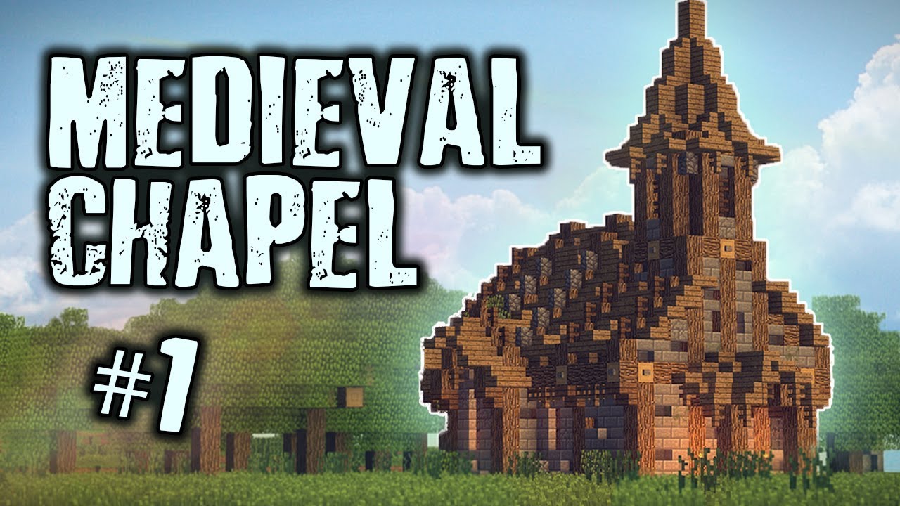 Minecraft: Small Medieval Chapel Tutorial | Part 1 - YouTube