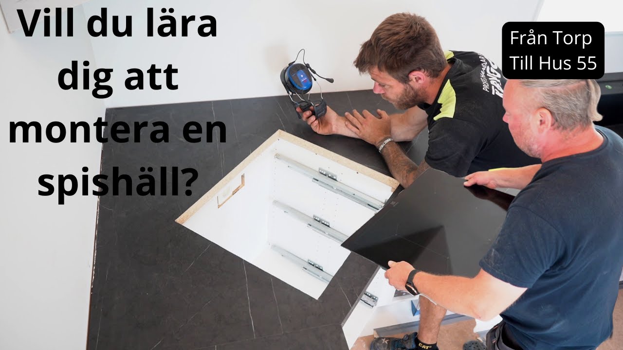 Lär dig montera spishäll-Från torp till hus 55 - YouTube