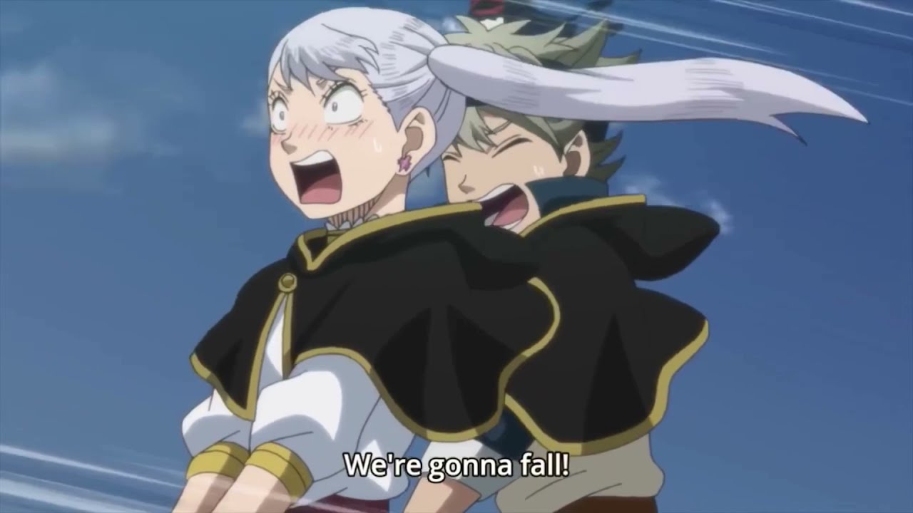 Asta x Noelle ride a magic broom | Black Clover - YouTube