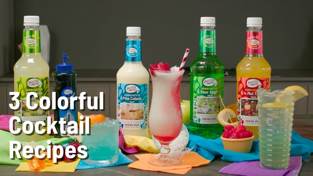 Cocktail Countdown: Colorful Cocktails - YouTube
