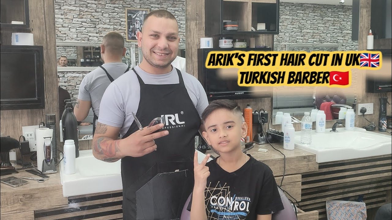 Arik's first hair cut in UK | TRU BARBER | Best Barber in Bedford ...