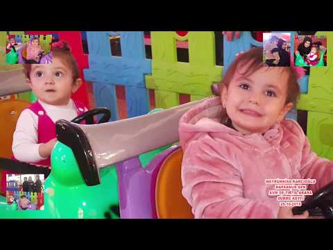 HAYRÜNNİSA - HAFSANUR  29 10 2018 AVM DE TIRTIL ARABA SÜRME KEYFİ