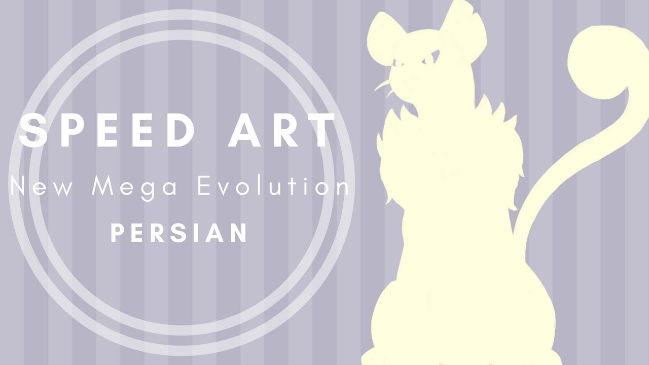 New Pokemon Mega Evolution - Mega Persian - Speed Art - YouTube