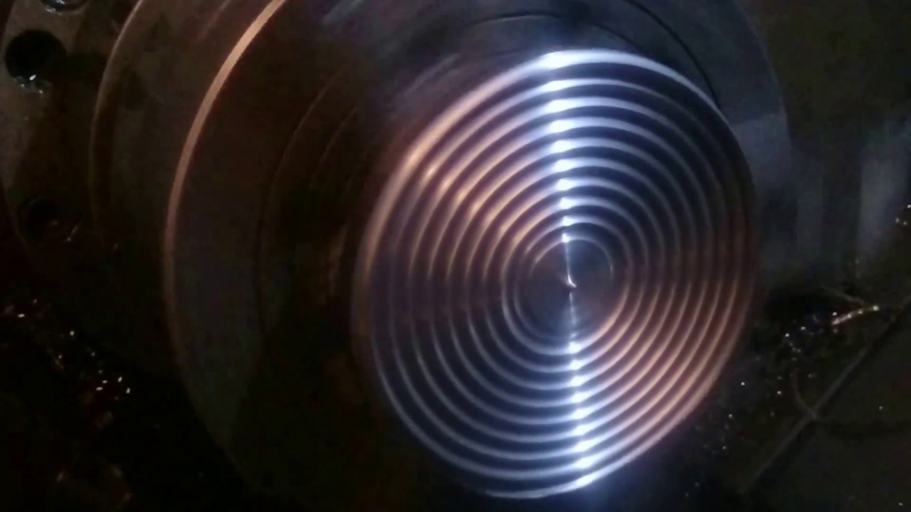 Scroll thread on front face cnc lathe ..torna cnc'de ön yüzeye diş açma ...