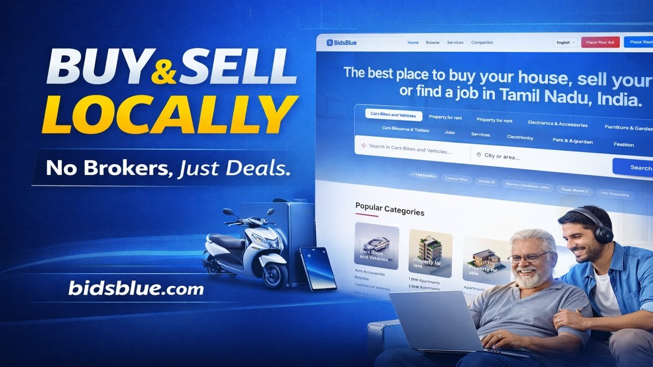 How to Buy and Sell Locally Online in India (BidsBlue Guide) - YouTube