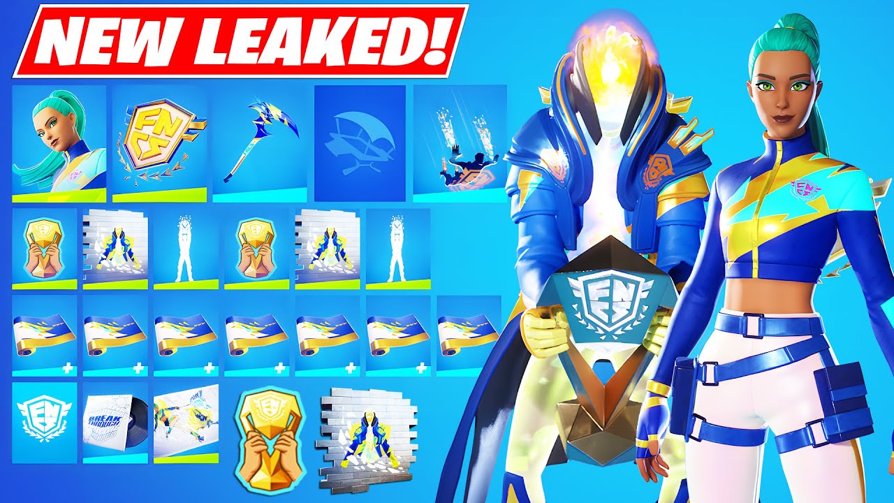 *NEW* FNCS Champion Skins, Emote & FREE Rewards Fortnite! - YouTube