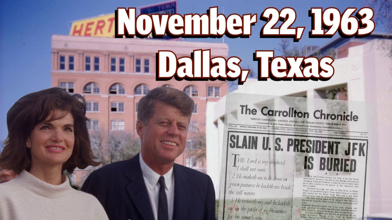 60 years ago in Dallas Texas, President Kennedy was shot & killed ...